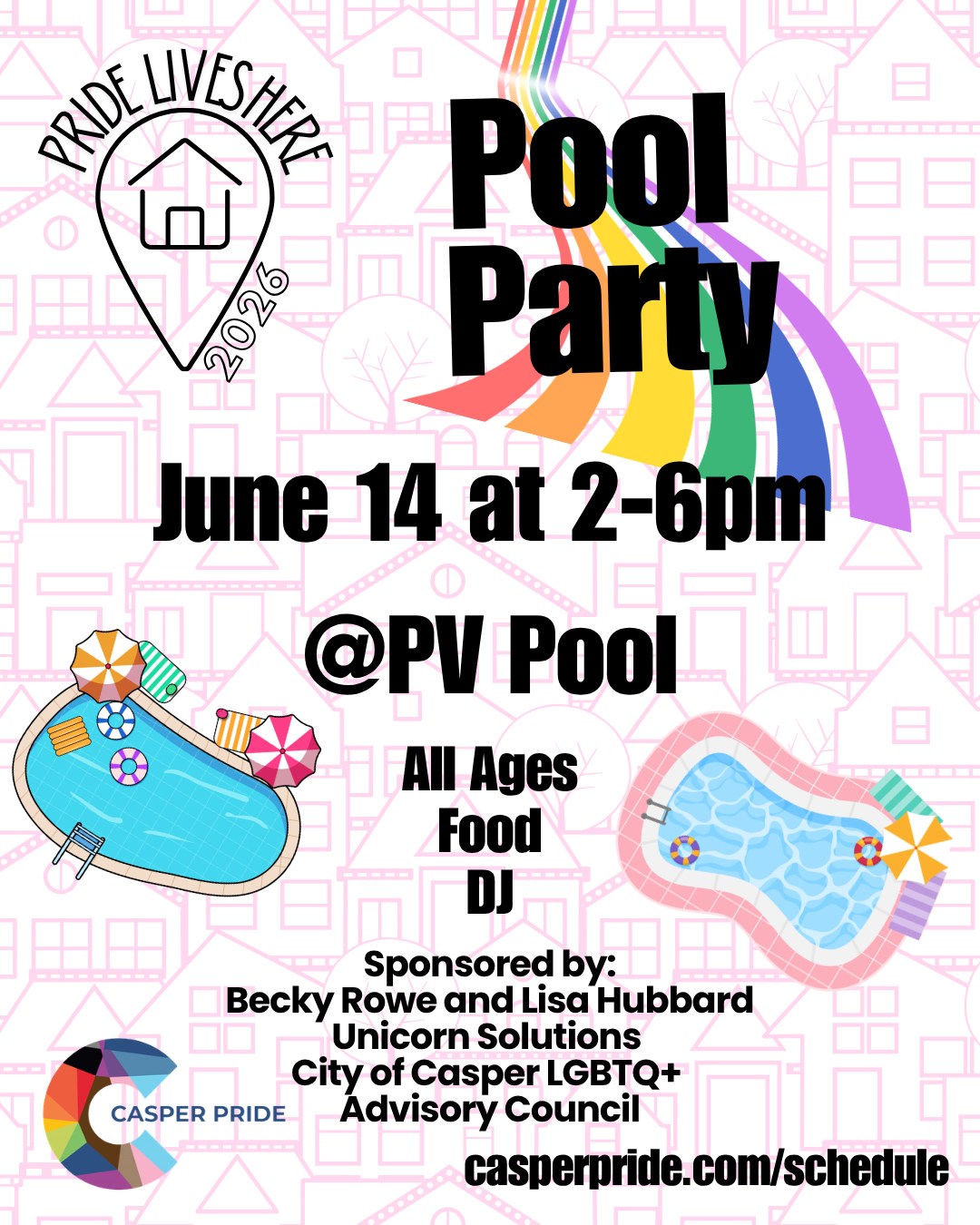 Pride 2026 Pool Party | Visit Casper